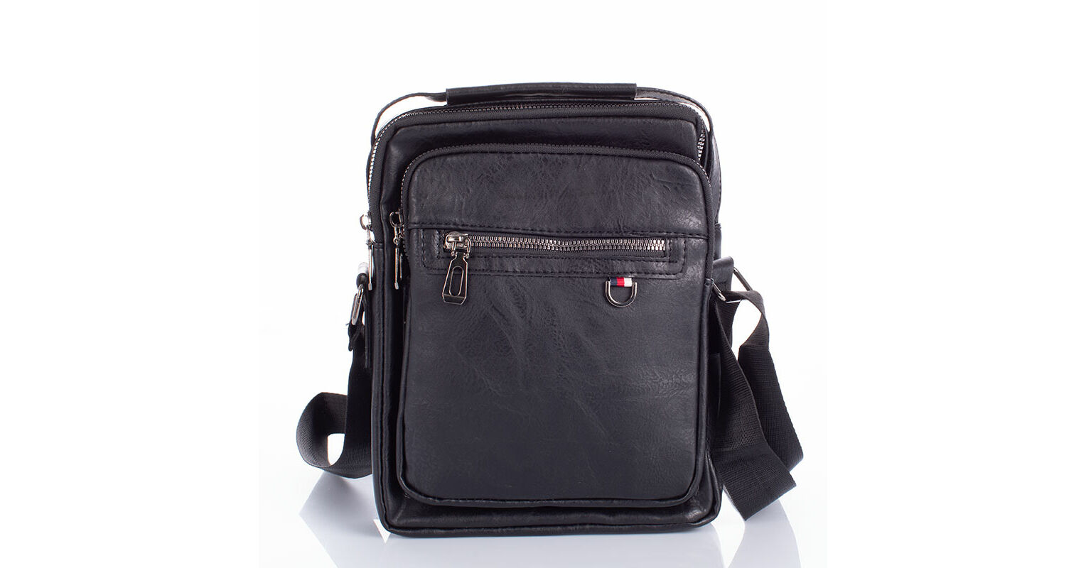 GIULIO COLLECTION, férfi oldaltáska fekete színben - Férfi válltáska ...
