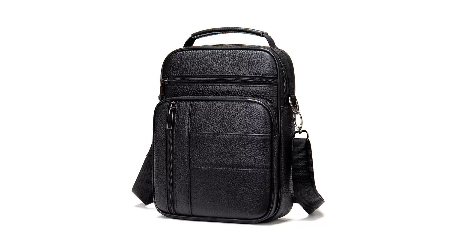 GIULIO COLLECTION, Valódi bőr férfi oldaltáska - Férfi válltáska ...