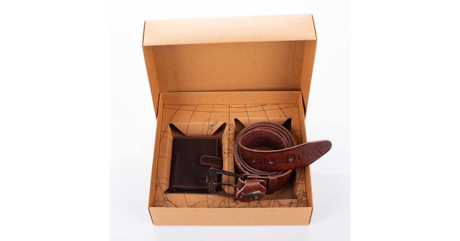 GIULIO horgász kártyatartó és öv ajándékcsomag - Giulio férfi ...