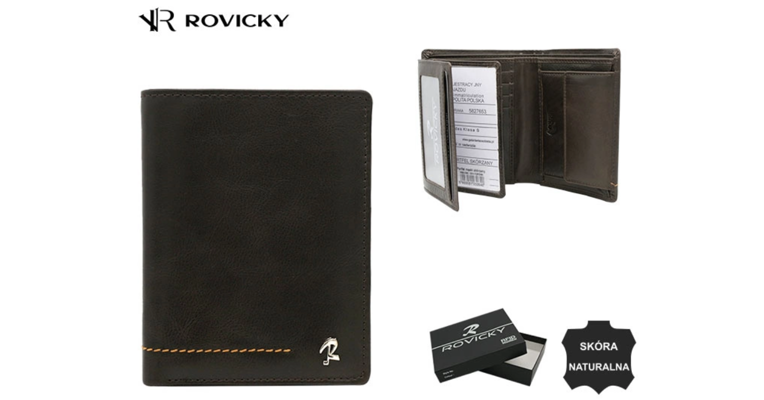 Férfi bőr pénztárca N890-CMC R.Brown - Bőr pénztárca - Etáska ...