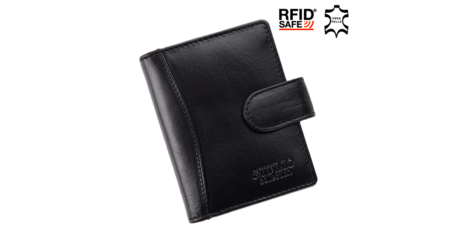 GIULIO COLLECTION valódi bőr kártyatartó RFID rendszerrel - Giulio ...